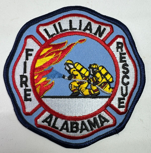 Lillian Fire Rescue Alabama AL Patch T4 | eBay