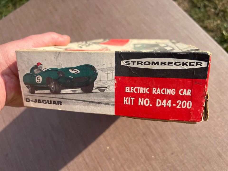 Strombecker Electric Powered D-Jaguar Race Car Plastic Model Kit | eBay