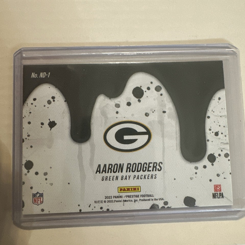Aaron Rodgers Prestige 2022 Drip case hit | eBay