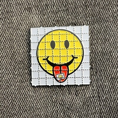 Happy Face - LSD TAB - RAVE - Smile Face - Enamel Pin - madchester | eBay