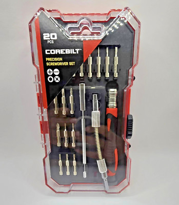 Screwdriver set by Corebilt , 20 pcs, Case, Flexible Extension | eBay