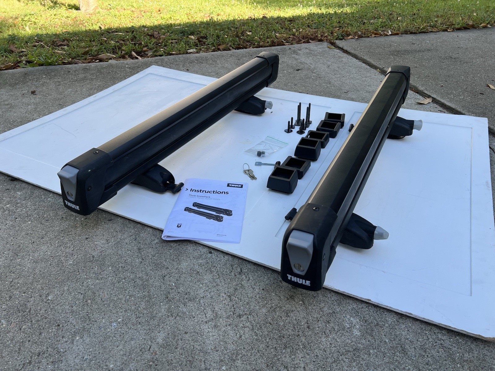 Thule Snowpack L Ski/Snowboard Rack Black MPN-732612 Max 6 | eBay