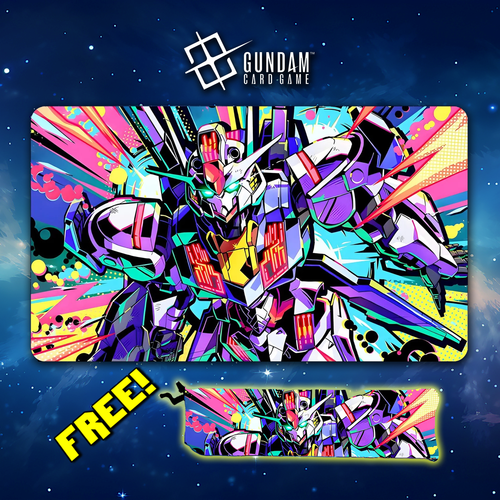 Gundam Playmat [Ariel AA] TCG Card Game (600x350x3mm) | eBay