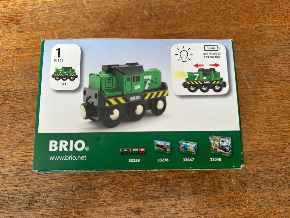 33214 BRIO Wooden Train Freight Battery Engine! New! Thomas! | eBay