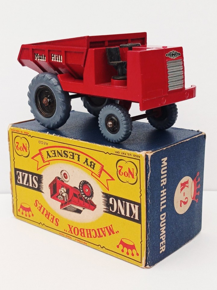 Matchbox Series Lesney King Size K-2 Muir-Hill Dumper. Mint In Original ...