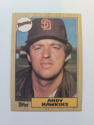 1987 TOPPS ANDY HAWKINS #183 NM | eBay
