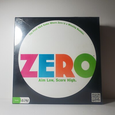 NIB Zero Game Aim Low Score High Question Answer Family Party Game ...