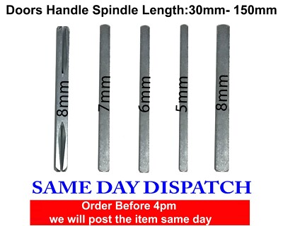 SPLIT Spindle Door Handles UPVC Door WINDOW Handle Steel BAR 5mm 6mm ...