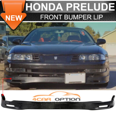 Fits 92-96 Prelude Bb1 SPOON PU Front Bumper Lip Spoiler Unpainted ...