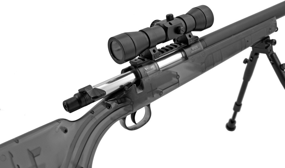 Crosman Game Face Airsoft Sniper Rifle Kit 425 FPS New | eBay