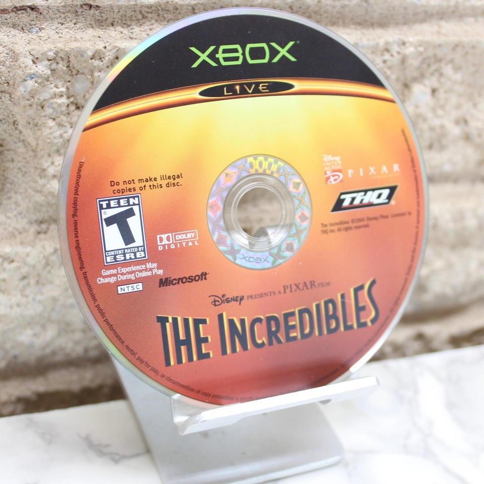 The Incredibles Microsoft Xbox DISC ONLY 752919520352 | eBay