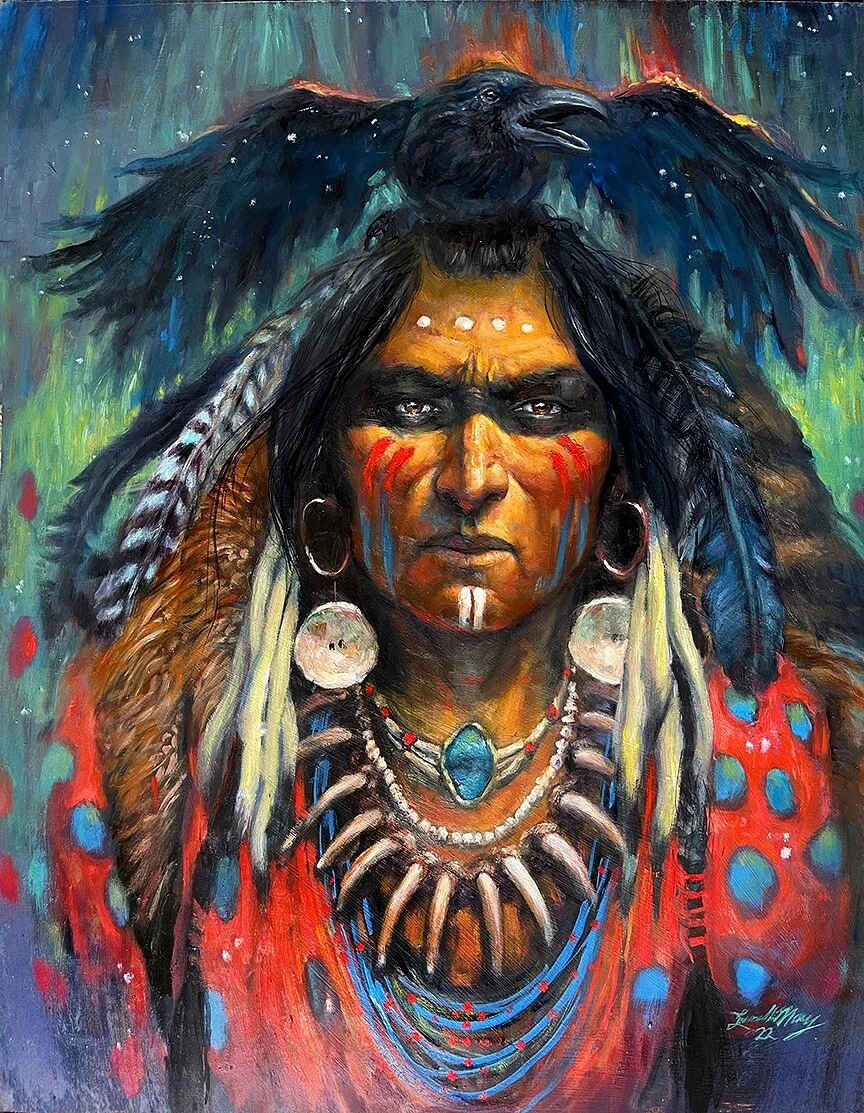 Native American Raven Art
