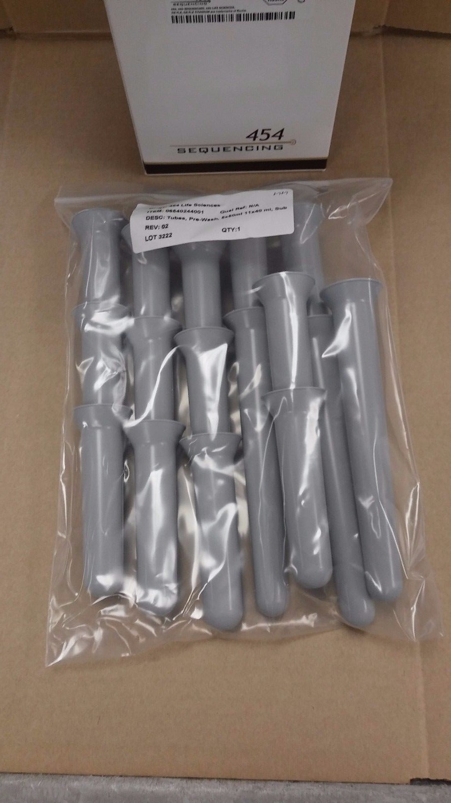 ROCHE GS FLX Titanium 06540236001 Sequencing Kit Pre Wash Tubes XL+ ...