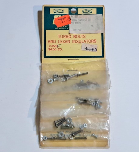 Parma International Slot Car #355 Turbo Bolts & Lexan Body Mounting ...