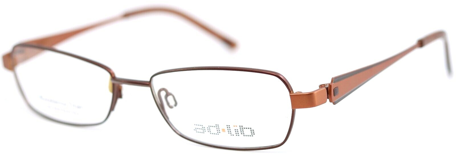 Ad.Lib by Charmant AB3207 BR Brown Rectangular Full Rim Eyeglasses 52 ...