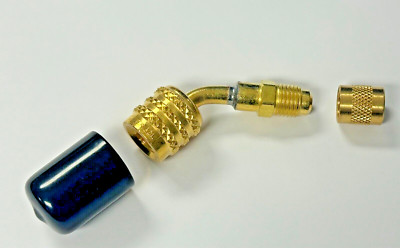 r32, 45 Degree Left Hand Threads to 1/4" Male Flare Refrigerant Tank ...