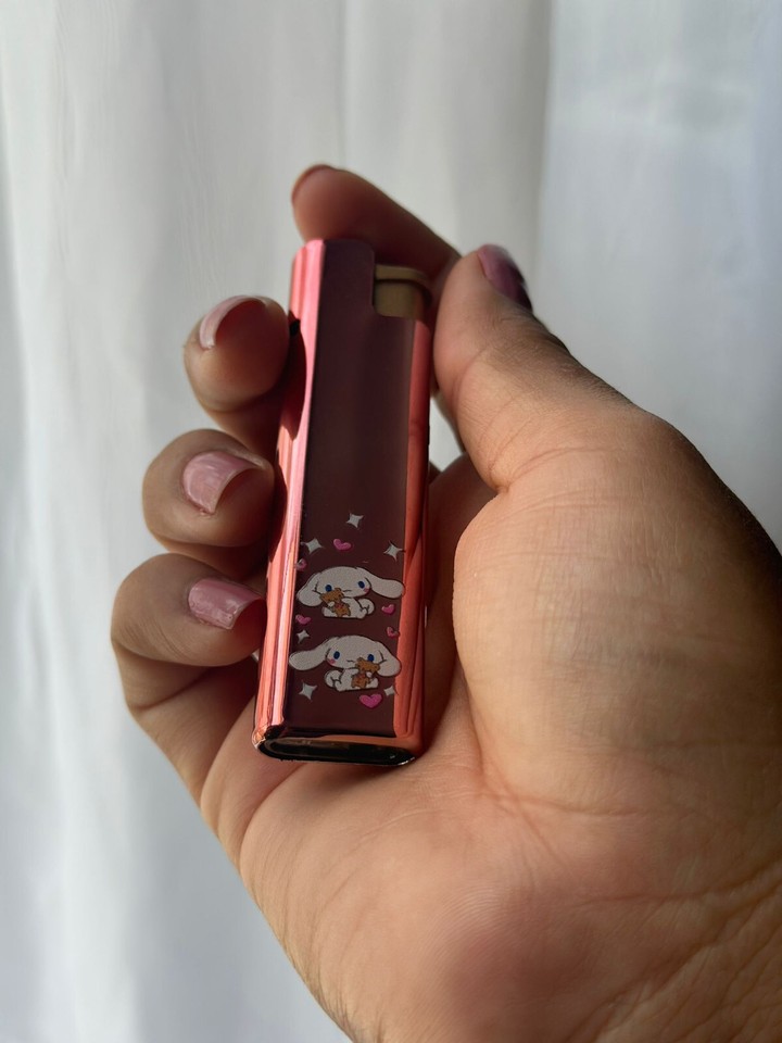 Hello kitty pink flame lighter Sanrio Lighter Kuromi Pink Flame ...