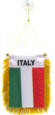 Italy Mini Flag 4"x6" Window Banner w/ suction cup | eBay