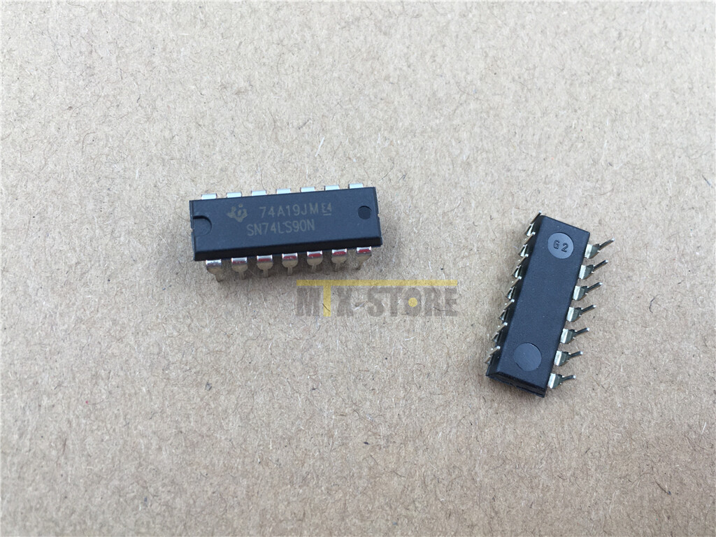 10PCS SN74LS90N SN74LS90 IC DECADE COUNTER 14-DIP New good quality D35 ...