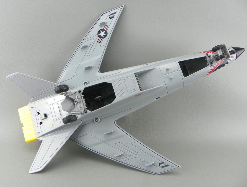Vintage 1986 Hasbro ARAH GI Joe CONQUEST X-30 Jet & Parts Unbroken ...