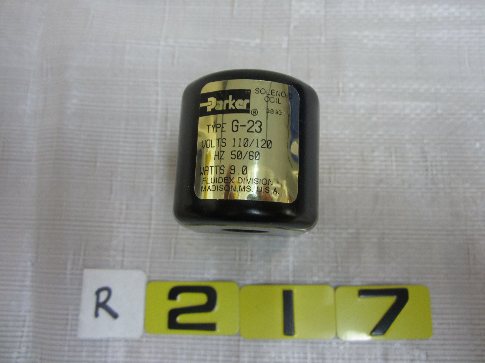 PARKER SOLENOID COIL G-23 110 volt NORMALLY CLOSED COIL ASSEMBLY | eBay