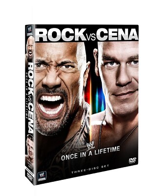 WWE: Once in a Lifetime - The Rock vs. John Cena (DVD, 2012, 3-Disc Set ...
