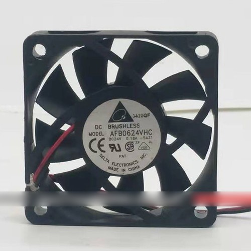 1pcs Delta AFB0624VHC 6013 6cm 24V 0.18A 60*60*13 24V 2-wire cooling ...