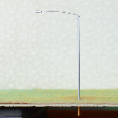 5 x HO scale LED street lights model train railroad station lamp posts ...