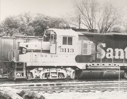 Atchison Topeka & Santa Fe Railway Railroad ATSF #3113 GP20 Electromotive Photo | eBay