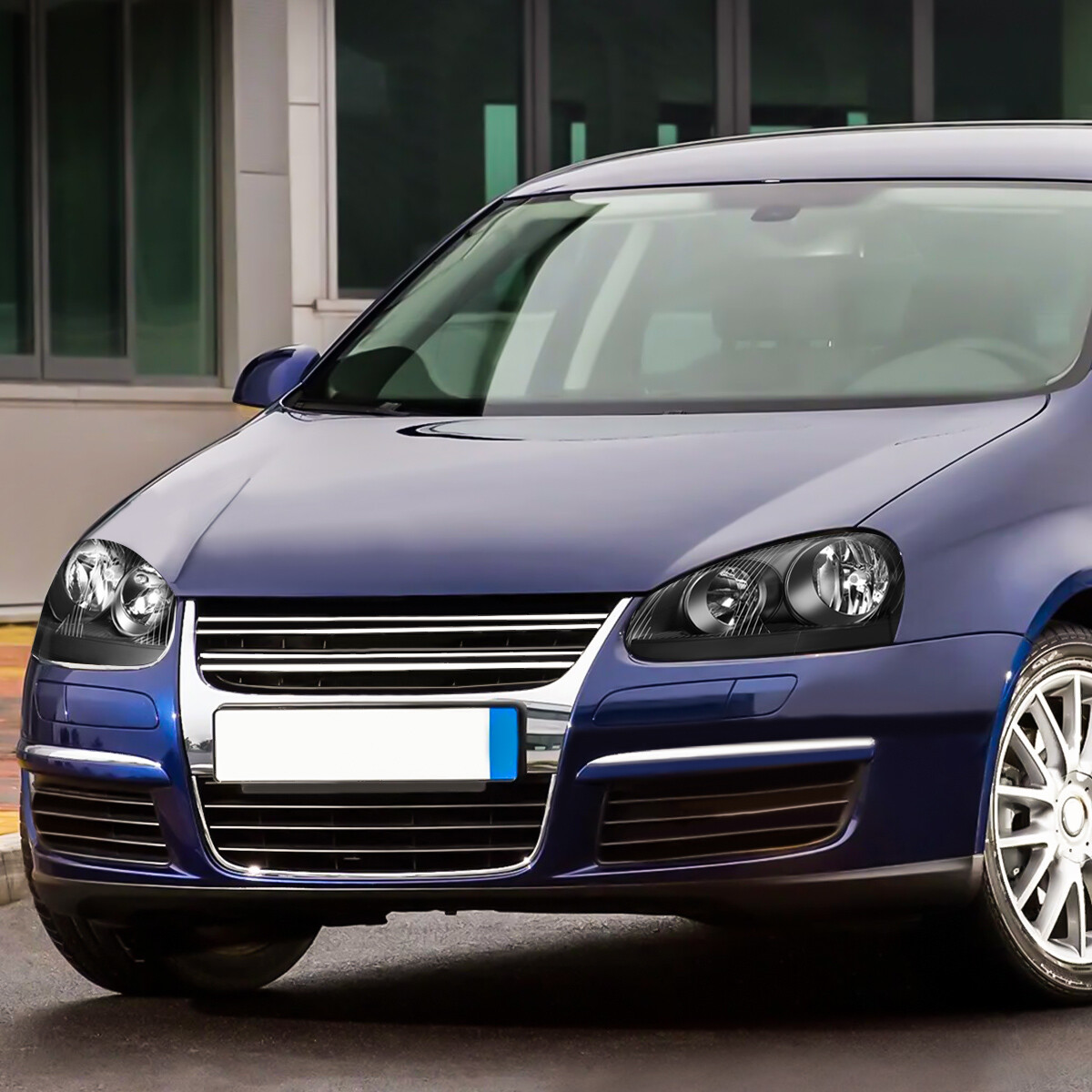 For 05-10 Volkswagen Jetta MK5 Black Housing Clear Corner Headlight ...