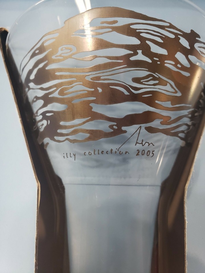 Illy Freddo Serse Roma Coffee Glasses Art Collection 2005 VERY RARE SET ...