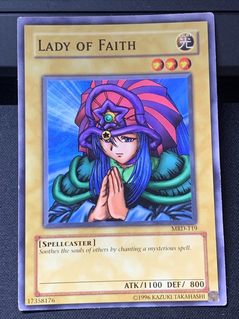 Yu-Gi-Oh! TCG Lady of Faith Metal Raiders MRD-119 1st Edition Common ...
