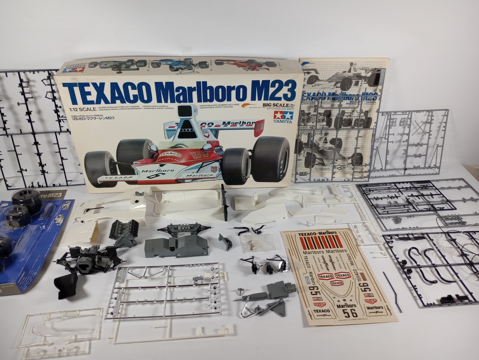 Texaco Marlboro M23 Tamiya 1:12 Model Kit Parts Lot | eBay