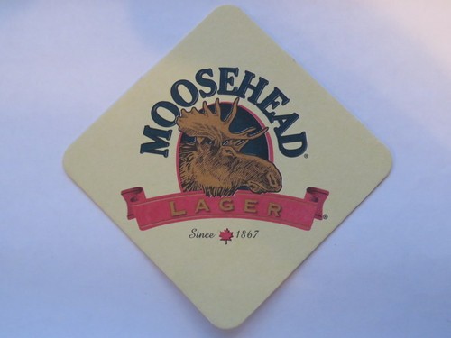 Beer Coaster ~ MOOSEHEAD Brewing Lager ~ Since 1867 More Canadians in ...