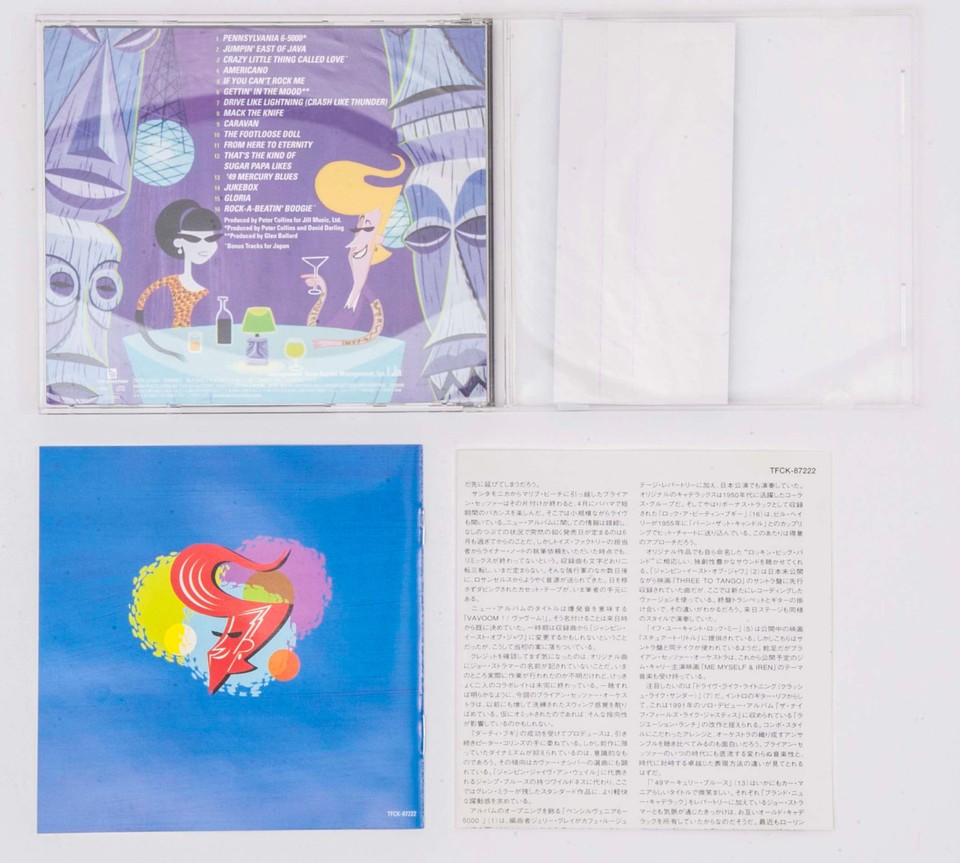 BRIAN SETZER ORCHESTRA VAVOOM! Japan Limited CD Obi Booklet Japanese ...