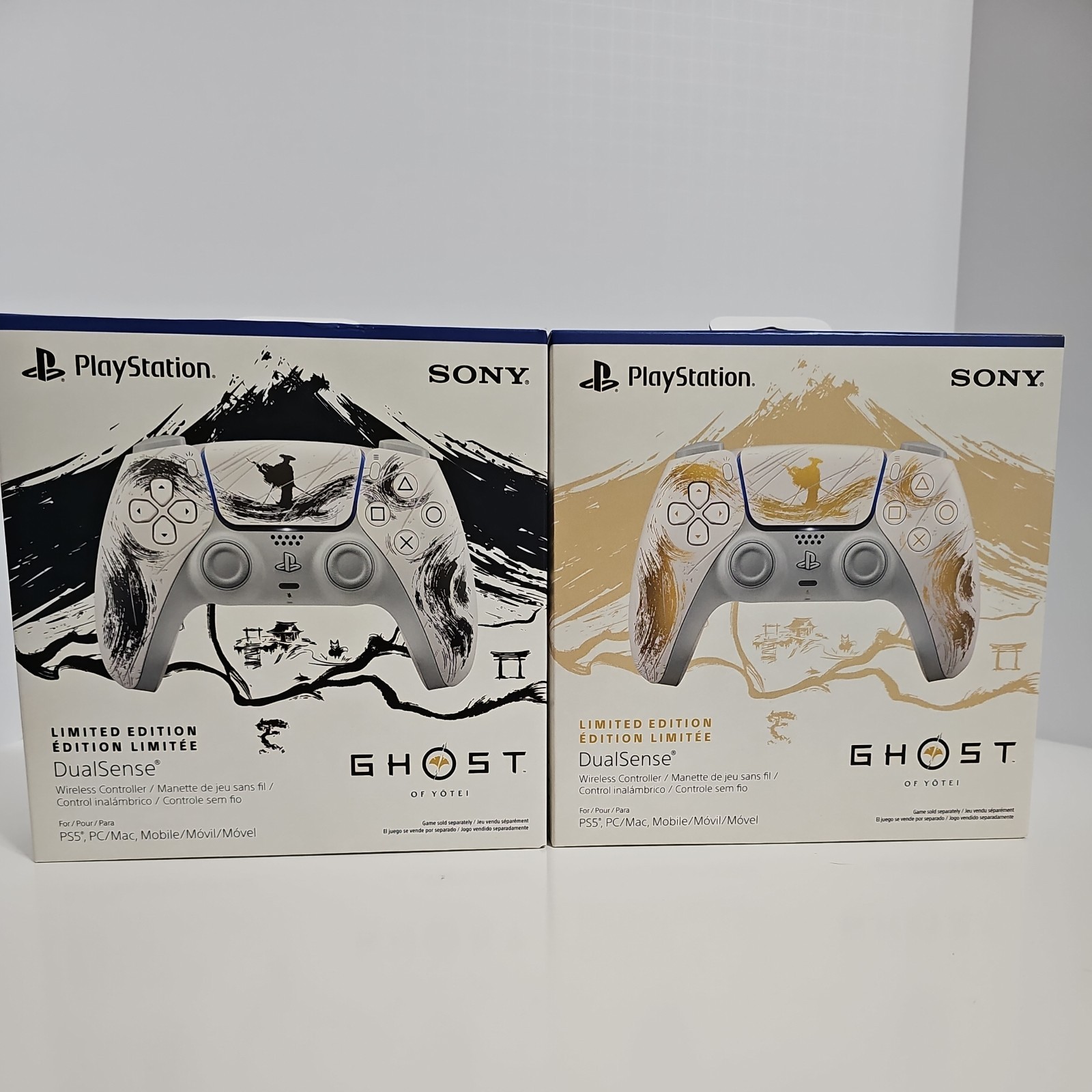 x2 DualSense® Controllers - Ghost of Yotei Limited Edition BLACK and ...