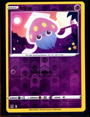 TCG Pokemon Inkay 77/196 Reverse Holo Rare NM 0919#129 | eBay