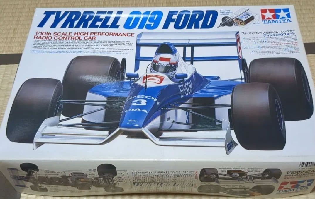 Tamiya Tyrrell 019 Ford RC Car Kit 1/10 Scale Radio Control F1 Model ...