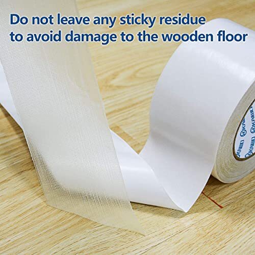 Heavy Duty Carpet Tape Double Sided 4 inx30yd Rug Tape for Area Rugs on ...