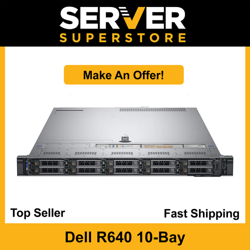 Dell PowerEdge R640 NVMe Server 2x Gold 6130 = 32 Cores H730P 64GB RAM ...