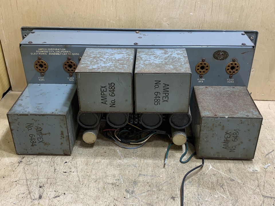 Ampeg 6450 DUAL HIGH VOLTAGE SUPPLY Tube Studio Movie Amplifier | AMPEX ...