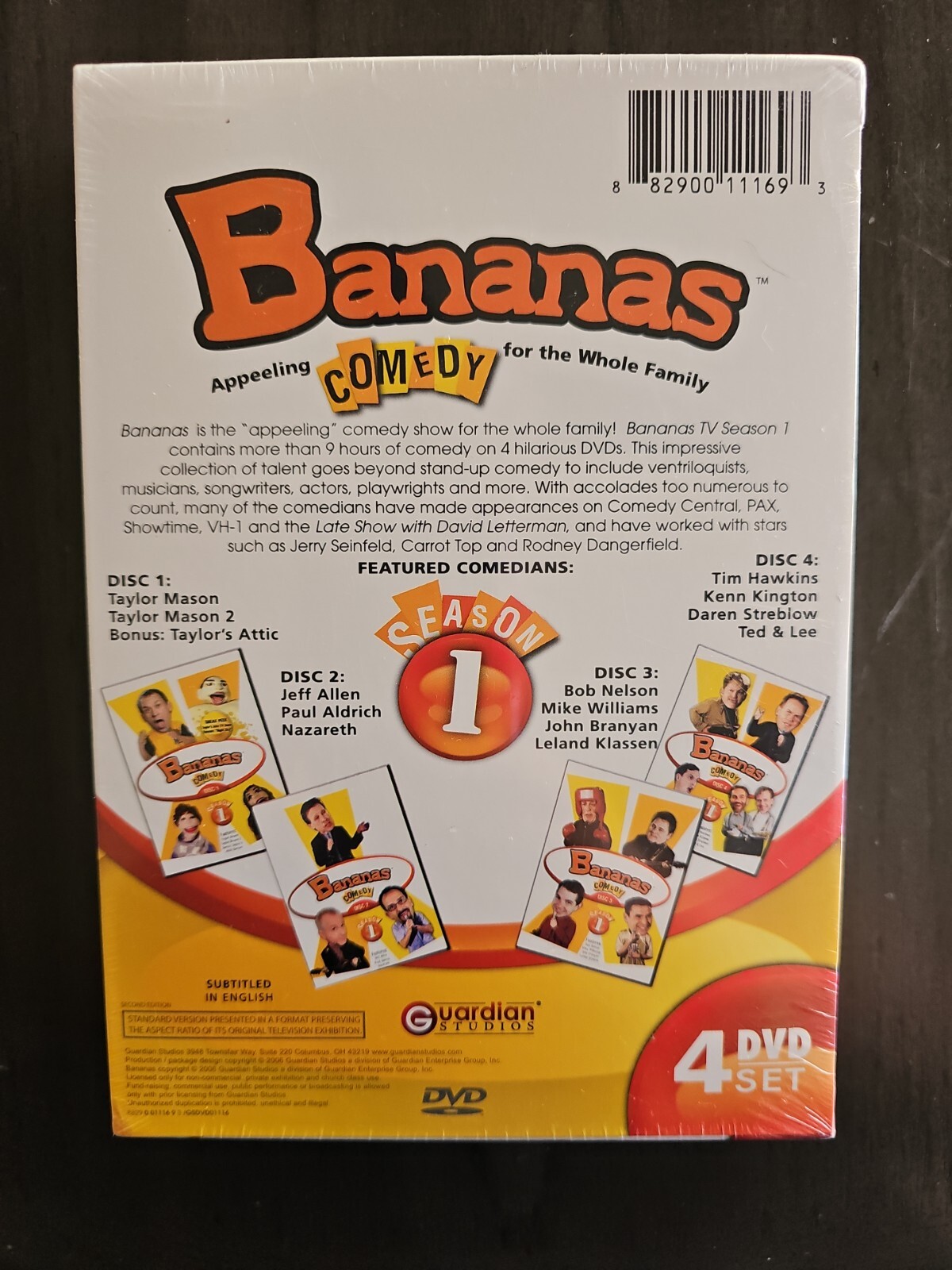 Bananas Comedy - Bananas TV Season 1 (DVD, 2006, 4-Disc Set ...