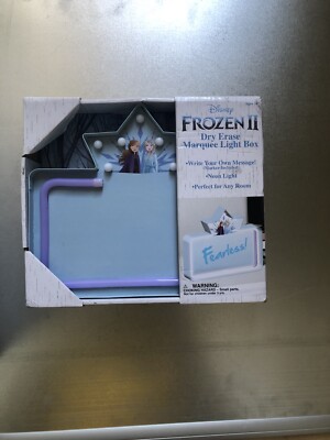 Frozen 2 Dry Erase Marquee Light Box Ana And Elsa Disney message ...