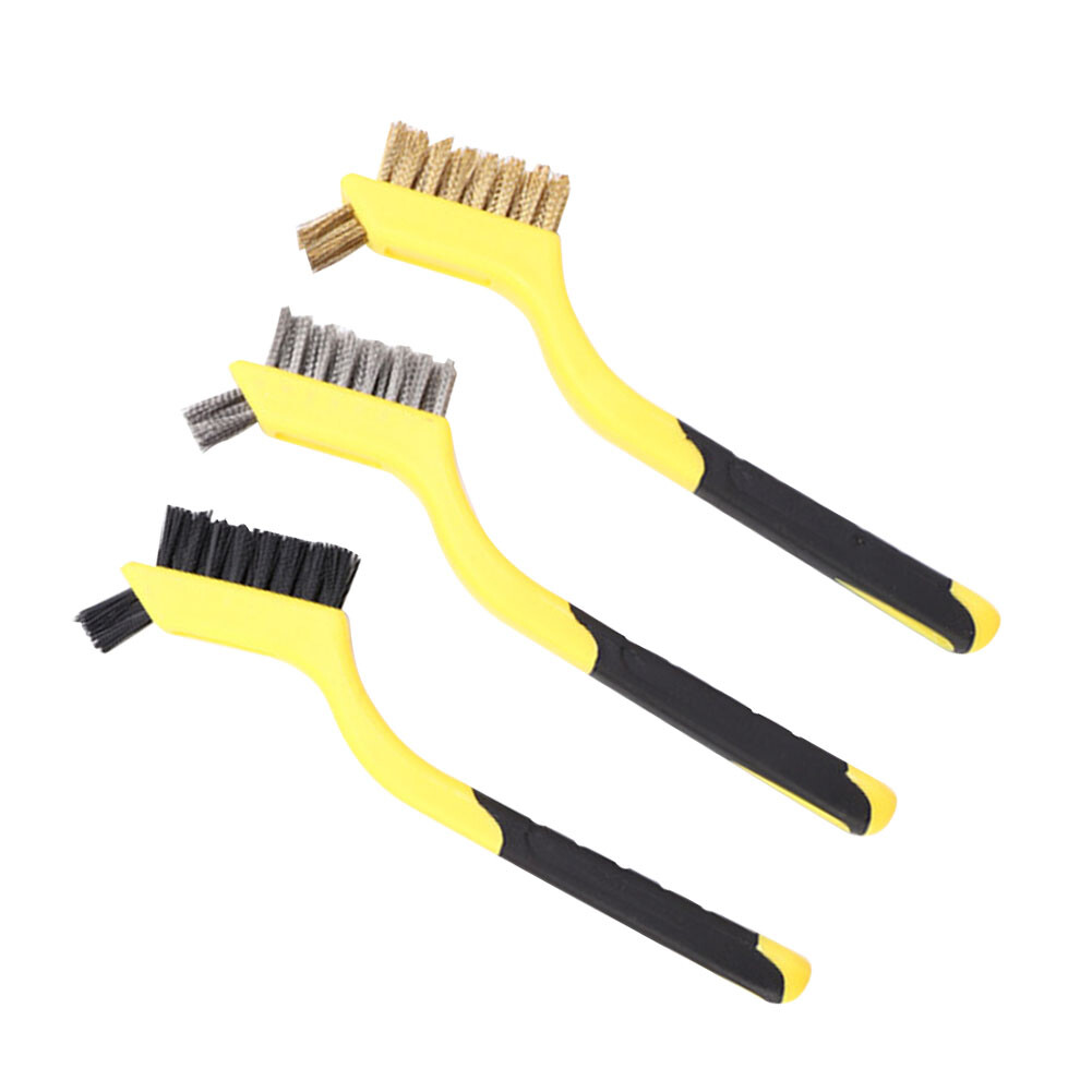 3pcs/set Car Brush Cleaner Double-end Car Brush Set Mini Household ...