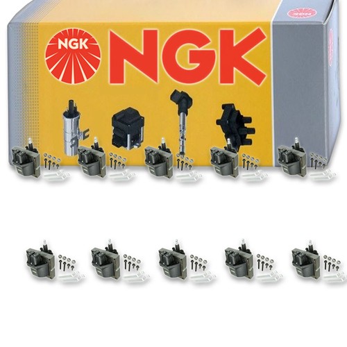 10 pc NGK 49035 U1054 Ignition Coils for IC29SB IC29 GN10048 E46P E46 ...