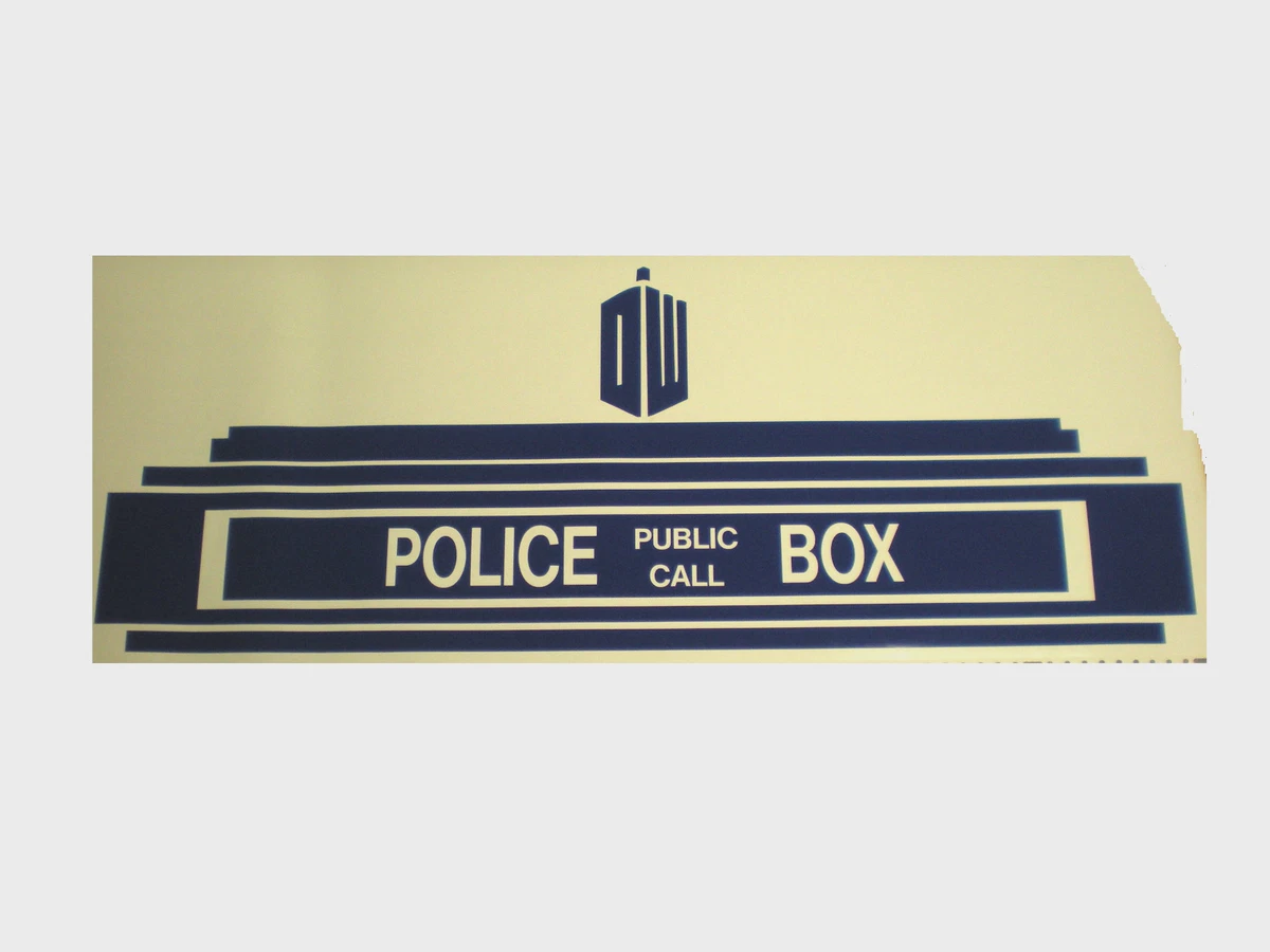 Police Public Call Box Sign Printable