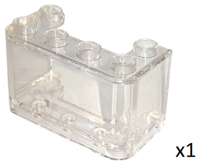 LEGO 4594 Trans-Clear Windscreen 2 x 4 x 2 Vertical | eBay