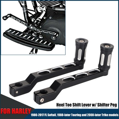 CNC Edge Cut Heel/Toe Shift Lever Shifter Peg For Harley Tour Glide ...