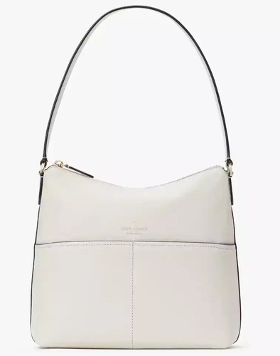 Kate Spade Bailey Parchment White Leather Shoulder Bag K4650 Purse $359 ...