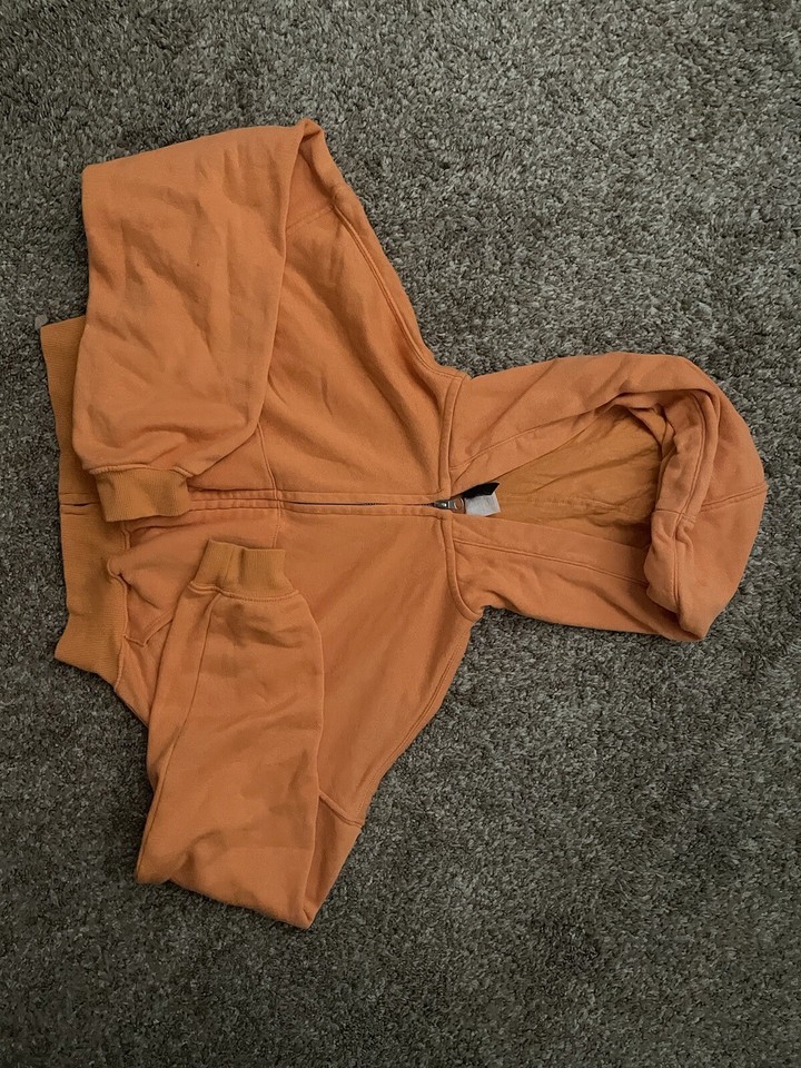 Divided orange Crop Top Jacket XS | eBay
